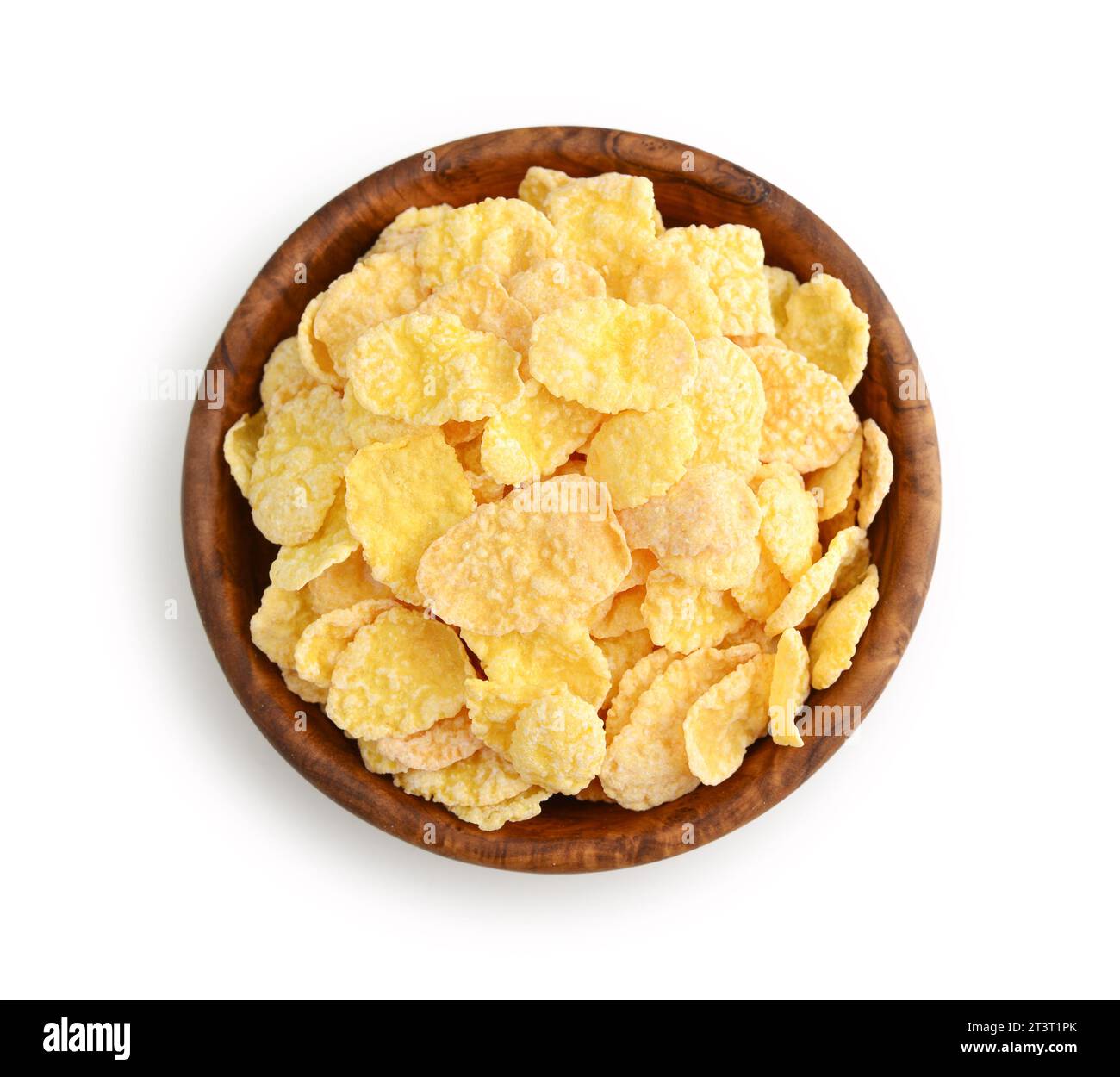 Corn flakes in wooden hi-res stock photography and images - Alamy