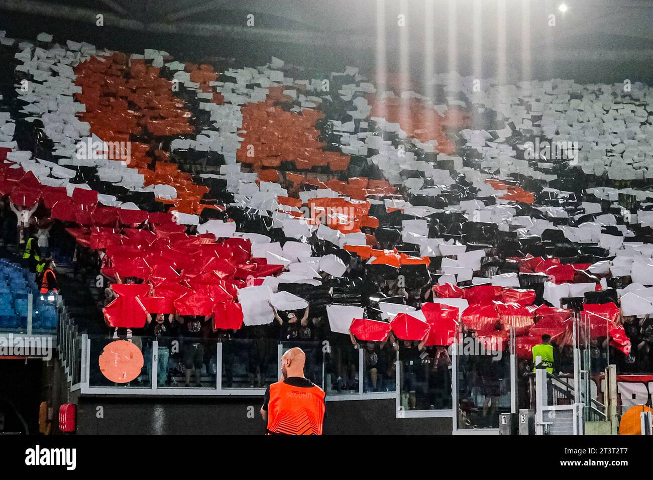 Rome olimpico stadium uefa europa league football soccer hi-res stock ...