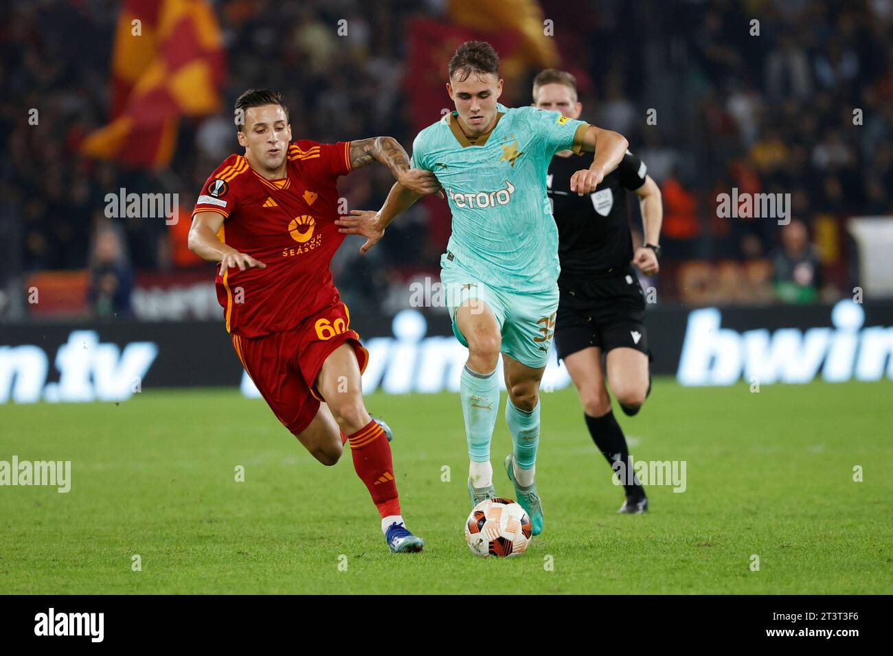 Stadio Olimpico, Rome, Italy. 26th Oct, 2023. Europa League Football ...