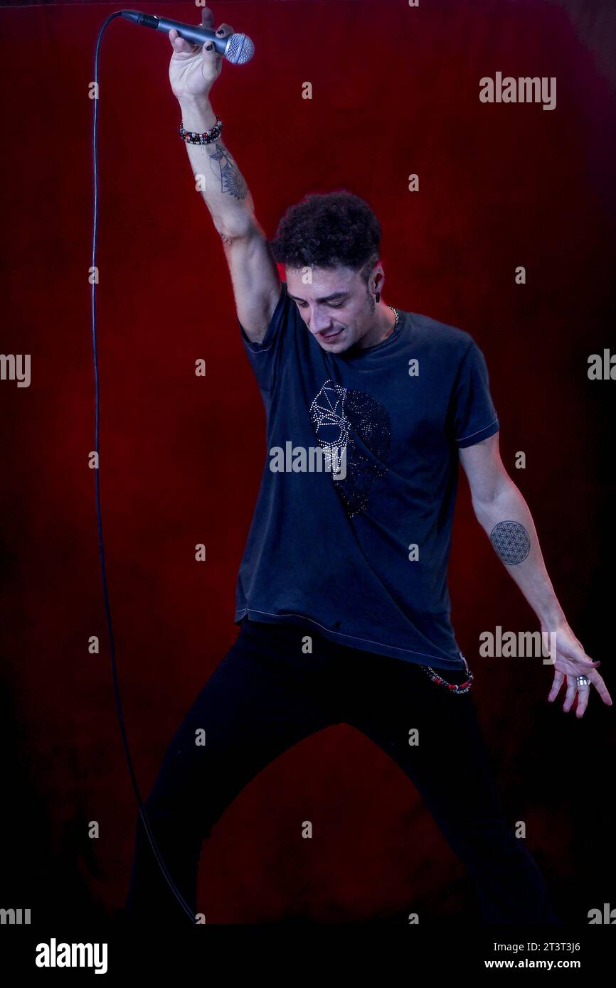 Singer Gabriel de la Rosa, 'Shinova', poses for Europa Press, at ...