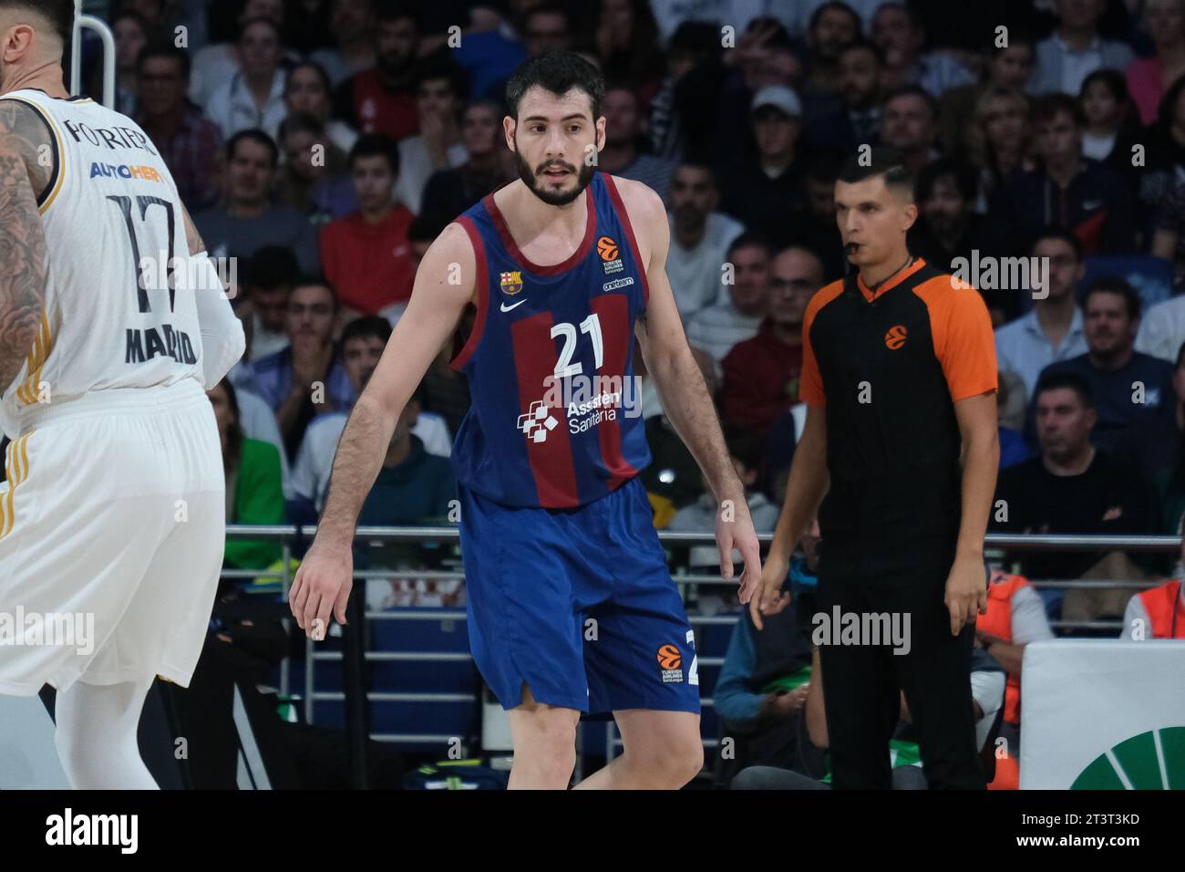 Alex Abrines of FC Barcelona in action during the Turkish Airlines ...