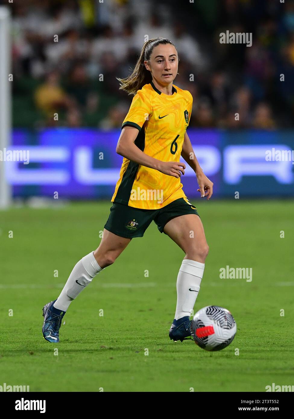 Perth, Australia. 26th Oct, 2023. Clare Wheeler of the Australia women ...