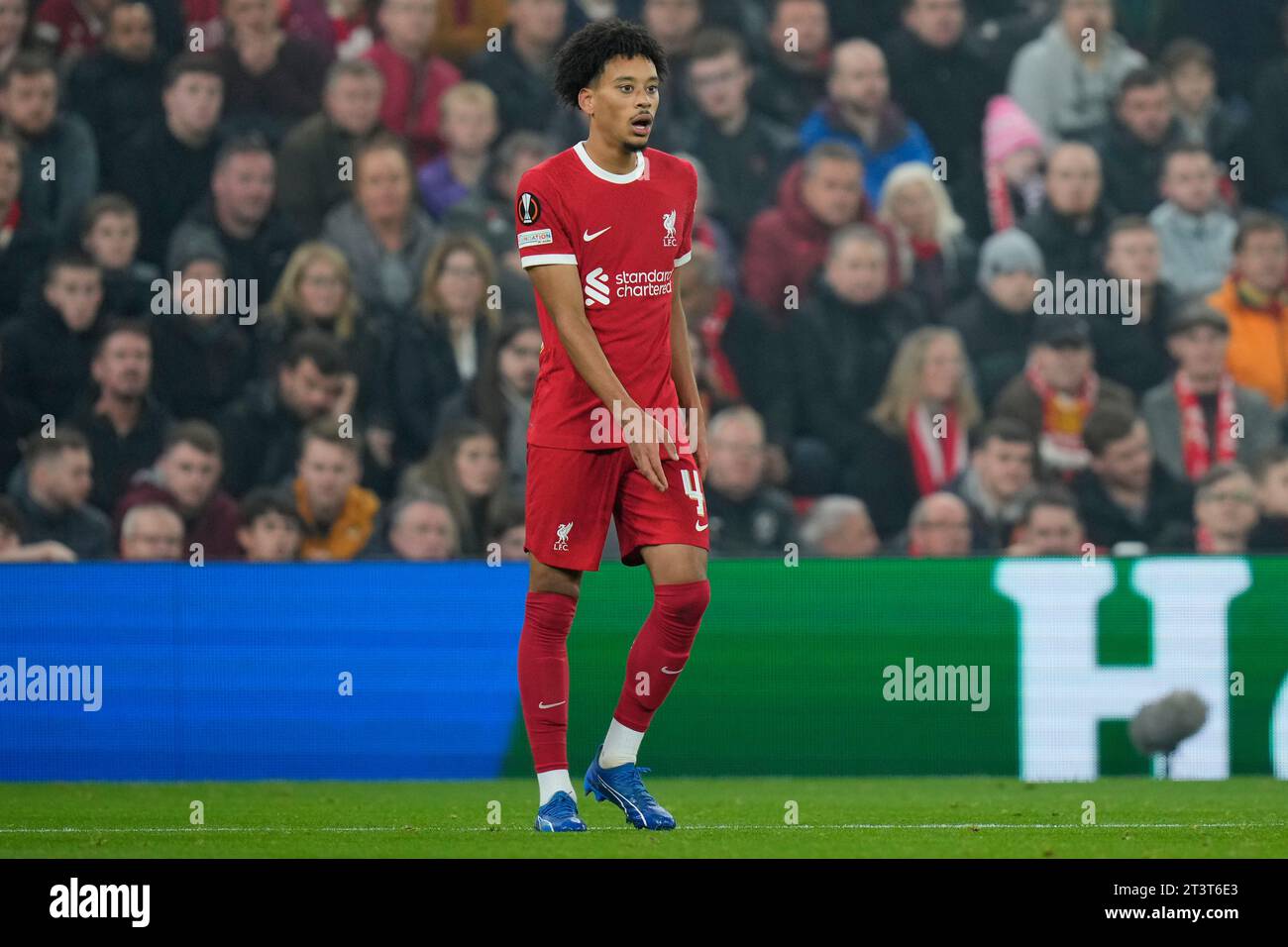Calum Scanlon #48 of Liverpool during the UEFA Europa League match ...