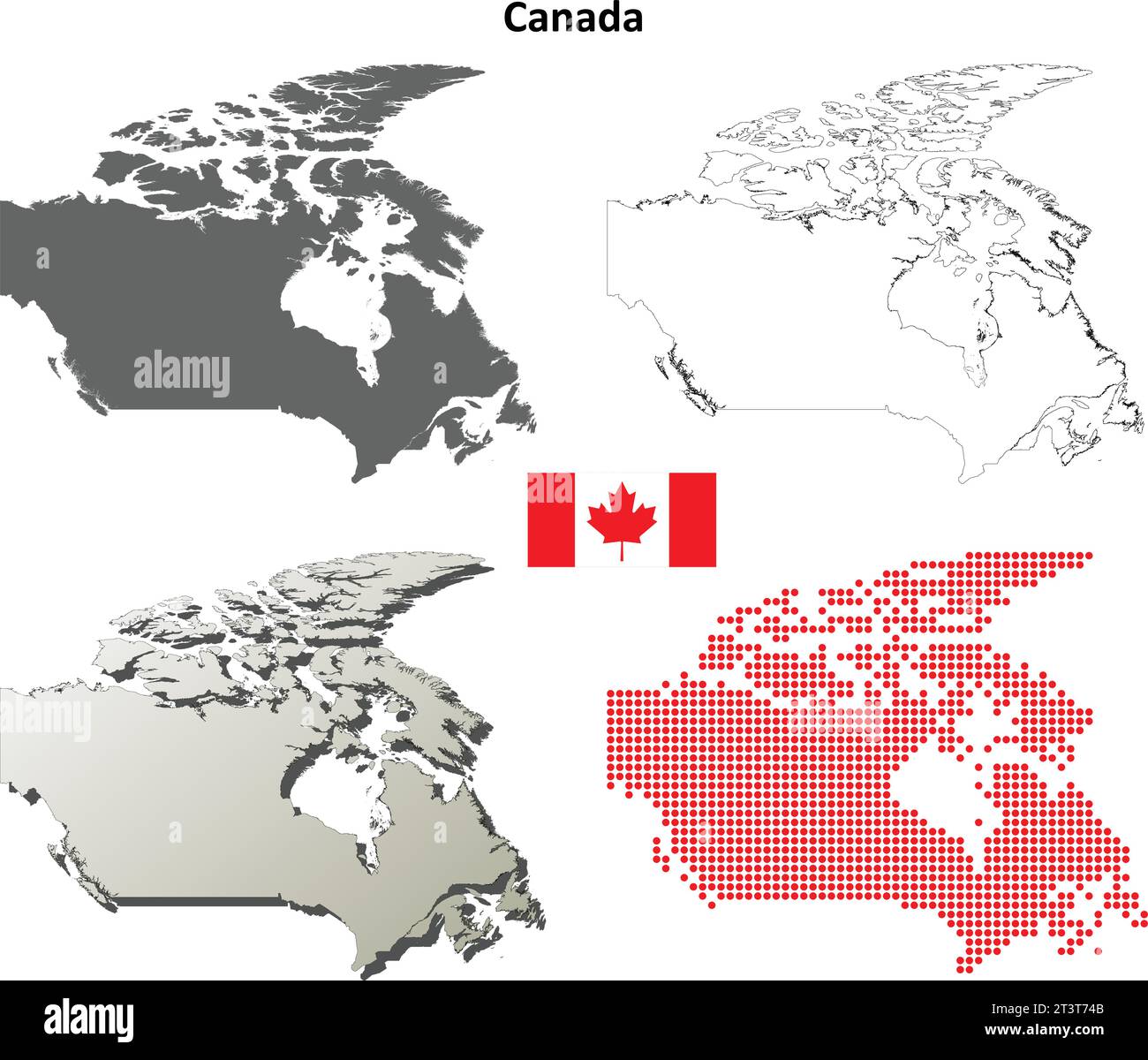 Toronto map outline Stock Vector Images - Alamy