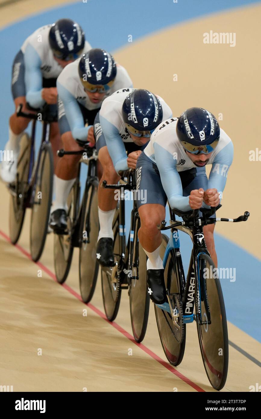 Argentina's Tomas Moyano, Marcos Mendez, Ruben Ramos and Agustin ...