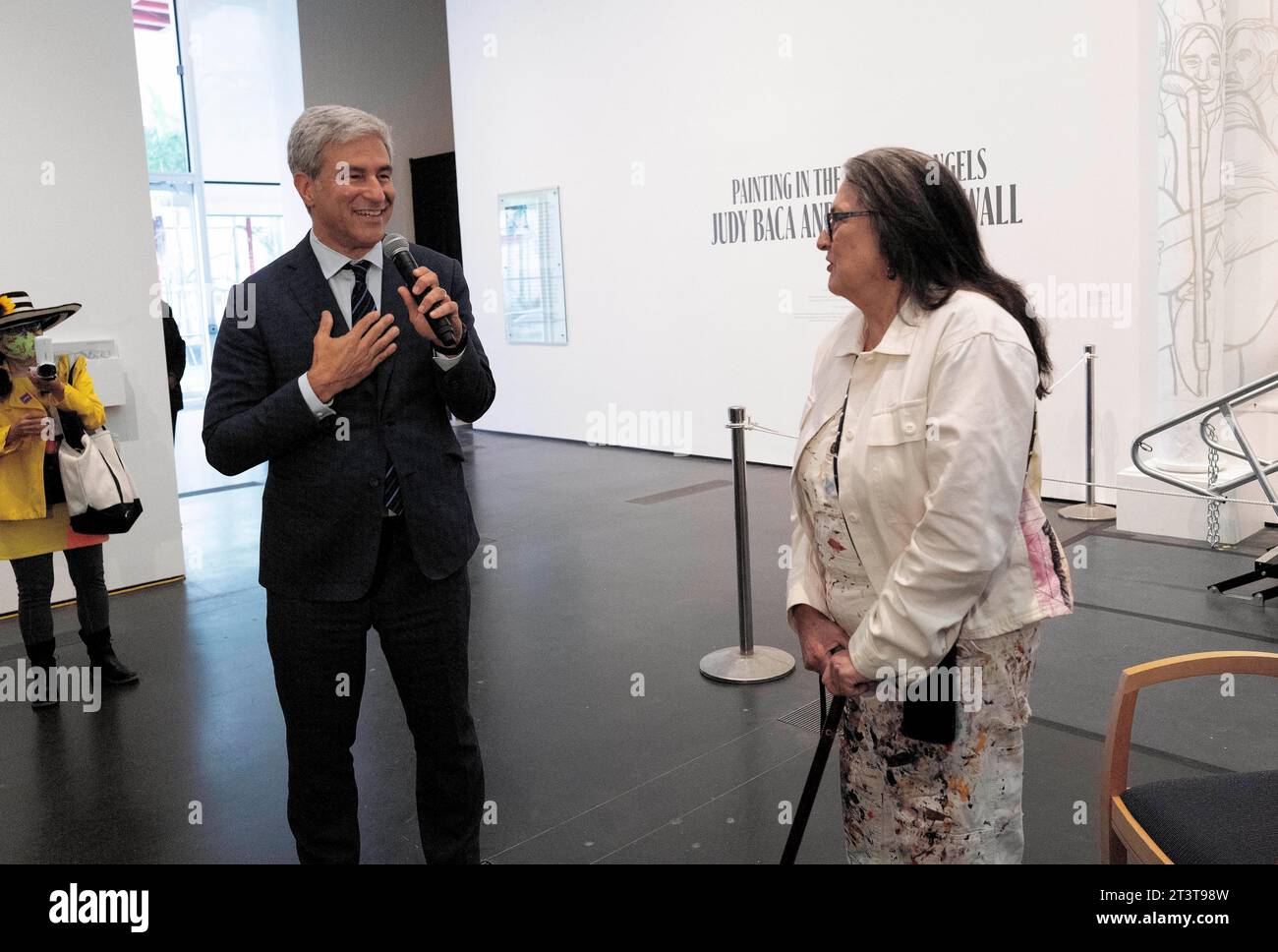 Director Michael Govan of the Los Angeles County Museum of Art welcomes ...