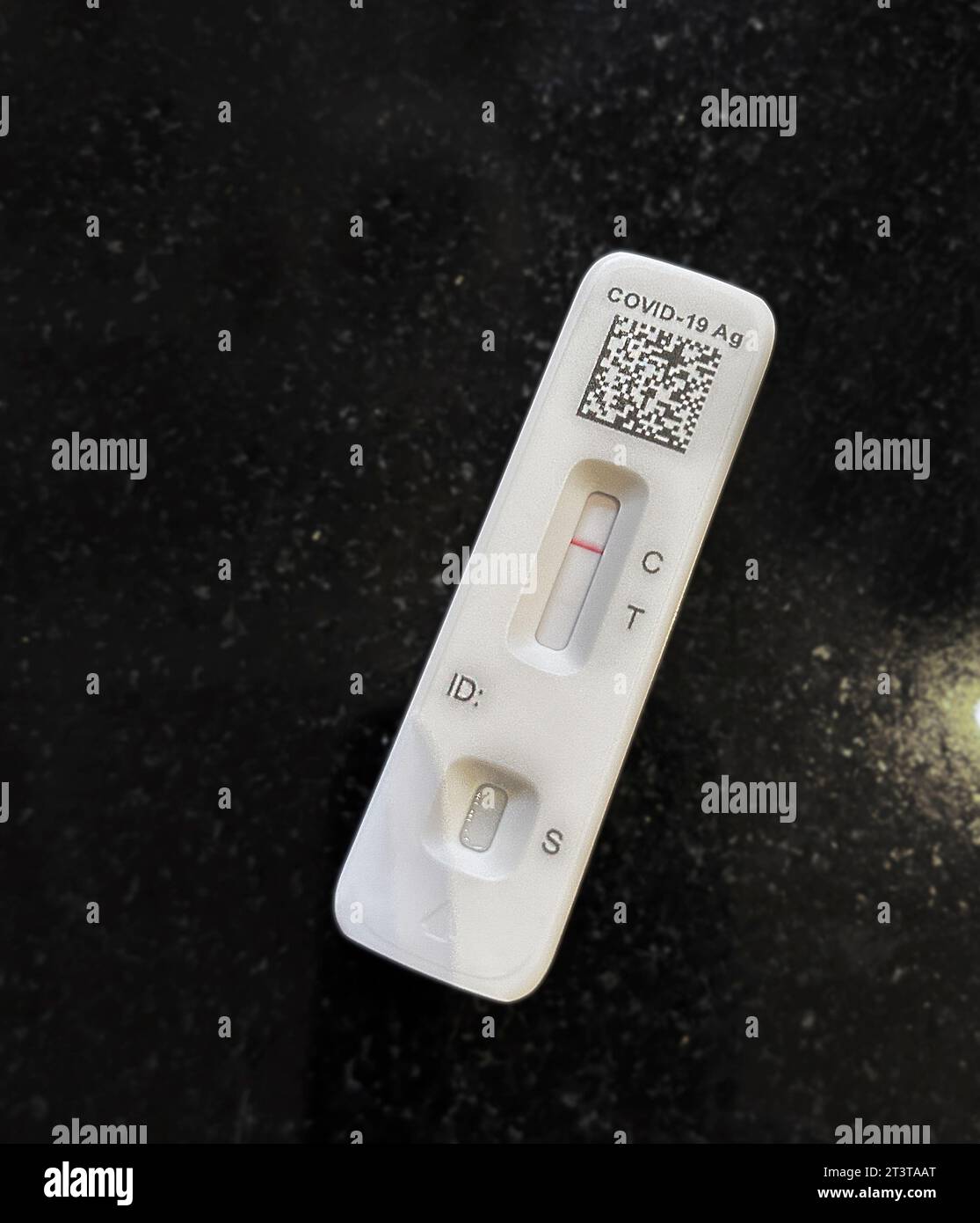 Positive Covid test Stock Photo - Alamy