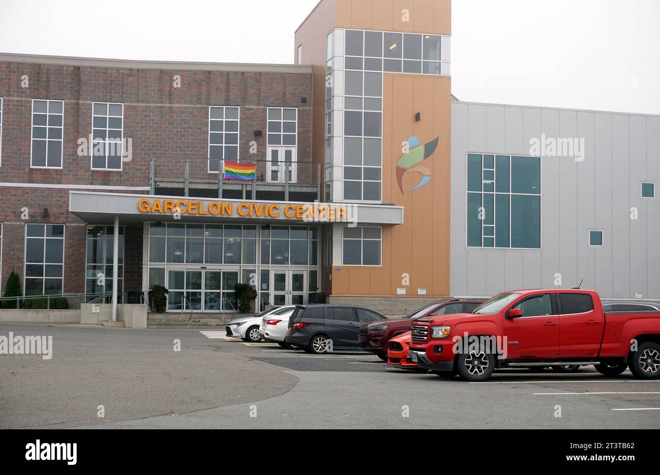 The Garcelon Civic Center, St Stephen, New Brunswick, Canada Stock ...