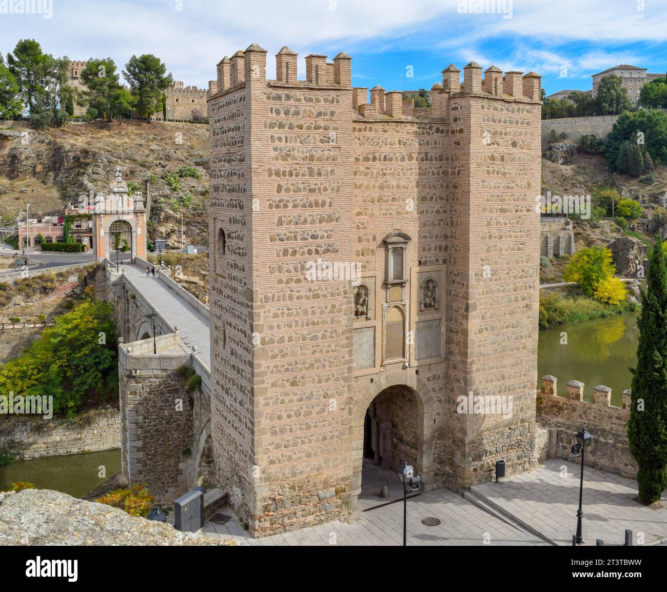 Alcantara Bridge, Toledo, Spain Stock Photo - Alamy
