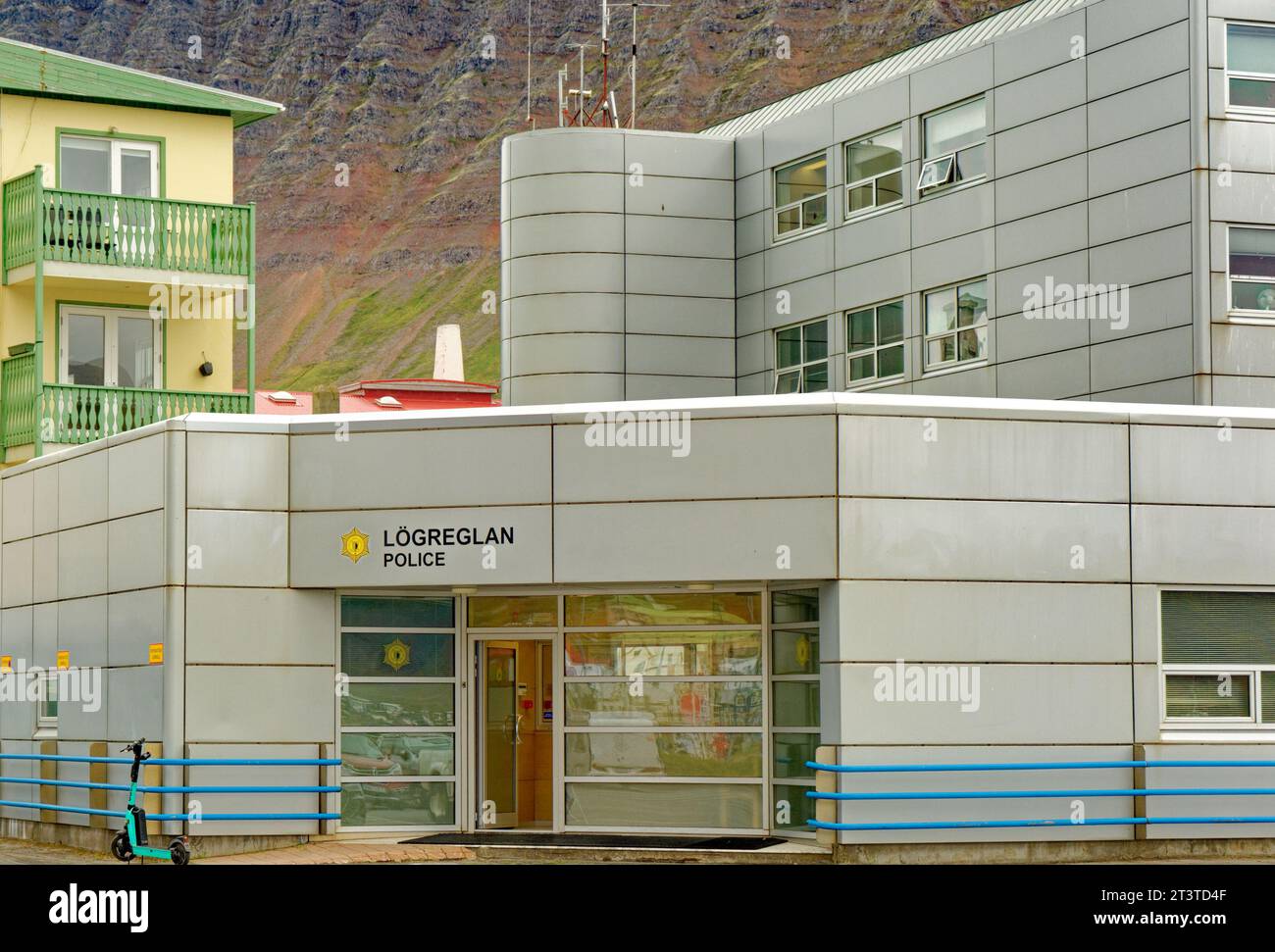 Isafjordur Police Station Stock Photo - Alamy