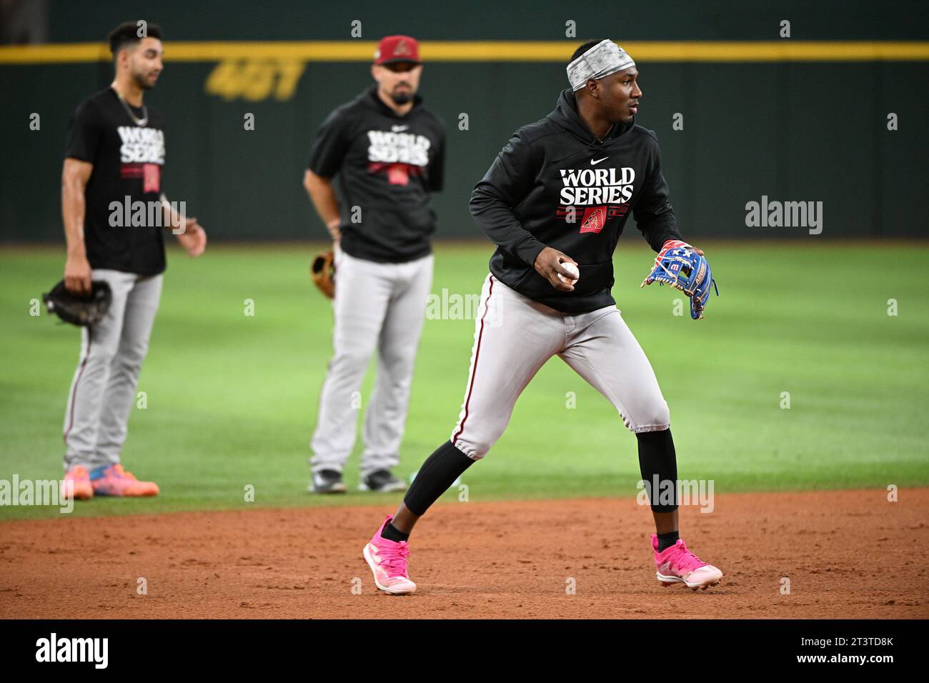 Arlington, United States. 26th Oct, 2023. Arizona Diamondbacks players ...
