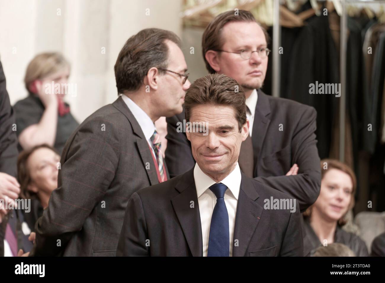Paris, France. 14th April, 2016.Official Ceremony ; Guests attend the ...