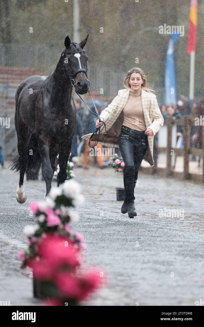 Helen BATES of Great Britain with Carpe Diem during the first horse ...