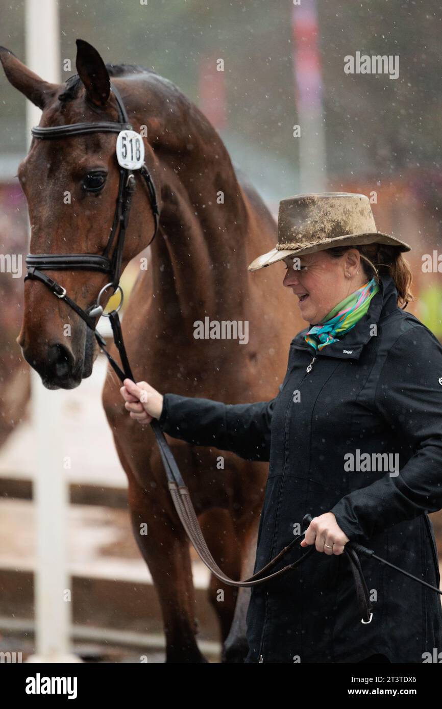 Pippa FUNNELL of Great Britain with Billy Walk On during the first ...