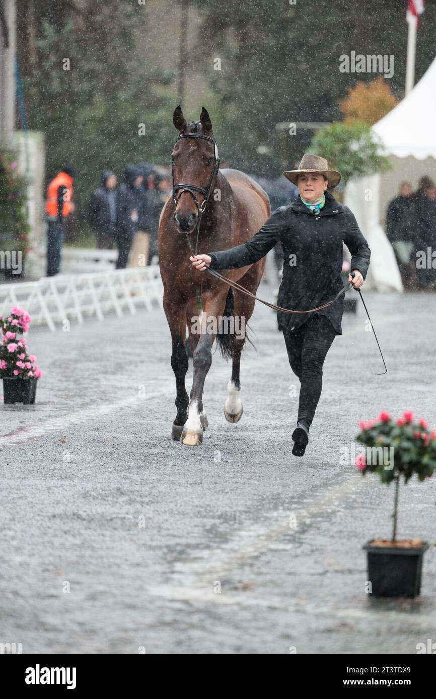 Pippa FUNNELL of Great Britain with Mcs Maverick during the first horse ...