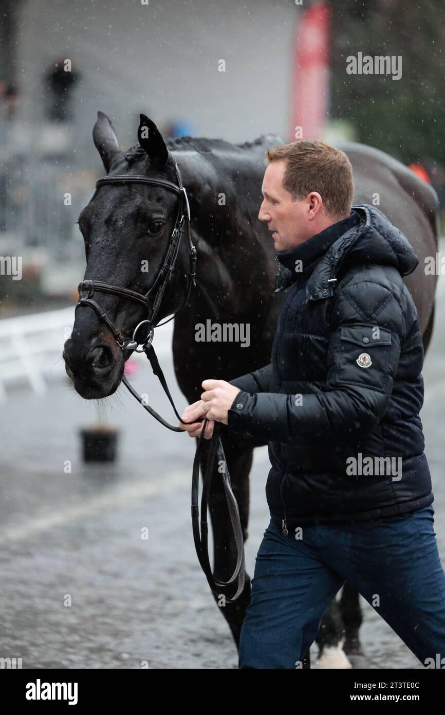 Oliver TOWNEND of Great Britain with Tregilder during the first horse ...
