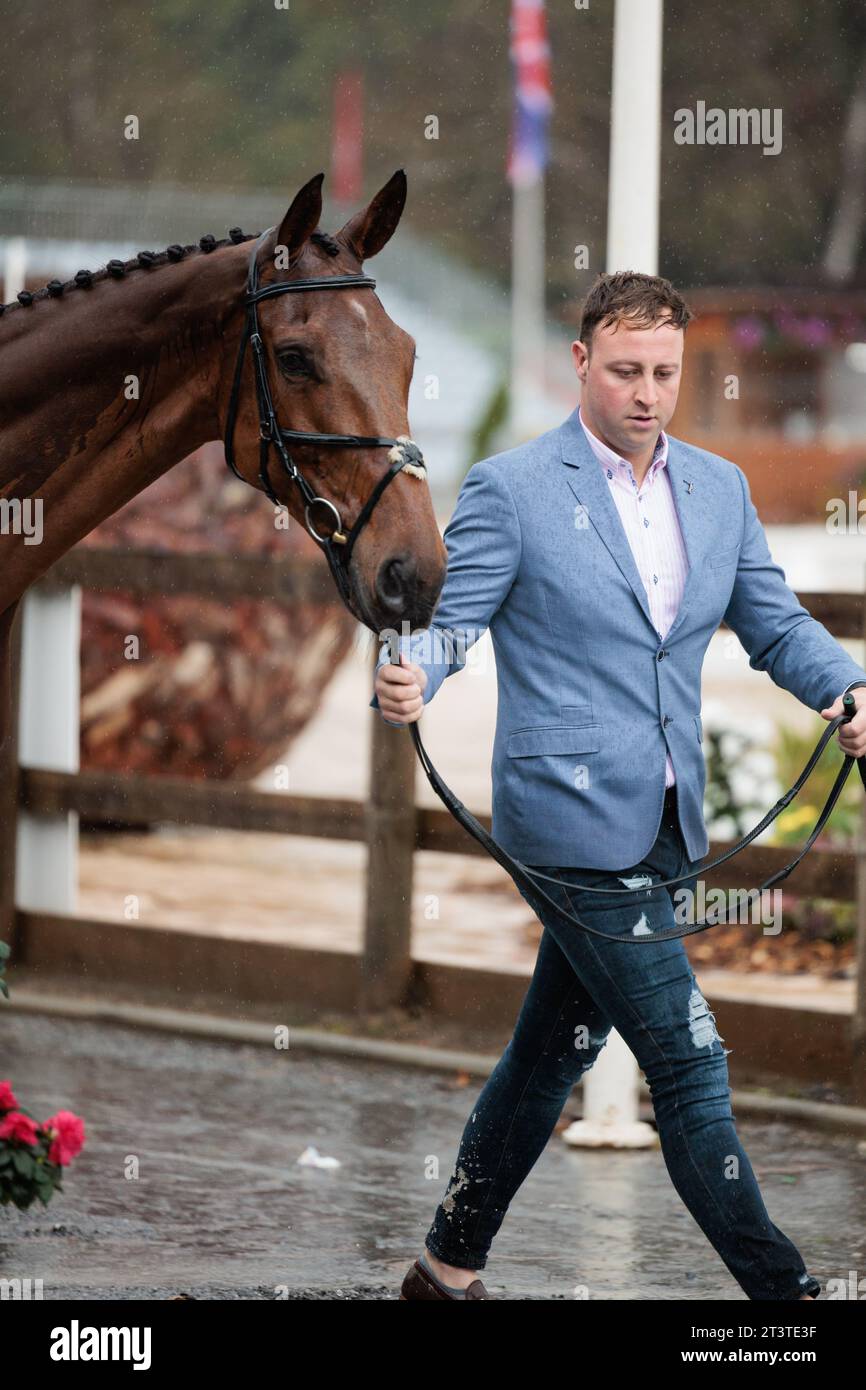 Daragh BYRNE of Ireland with Kilcannon Ramiro during the first horse ...