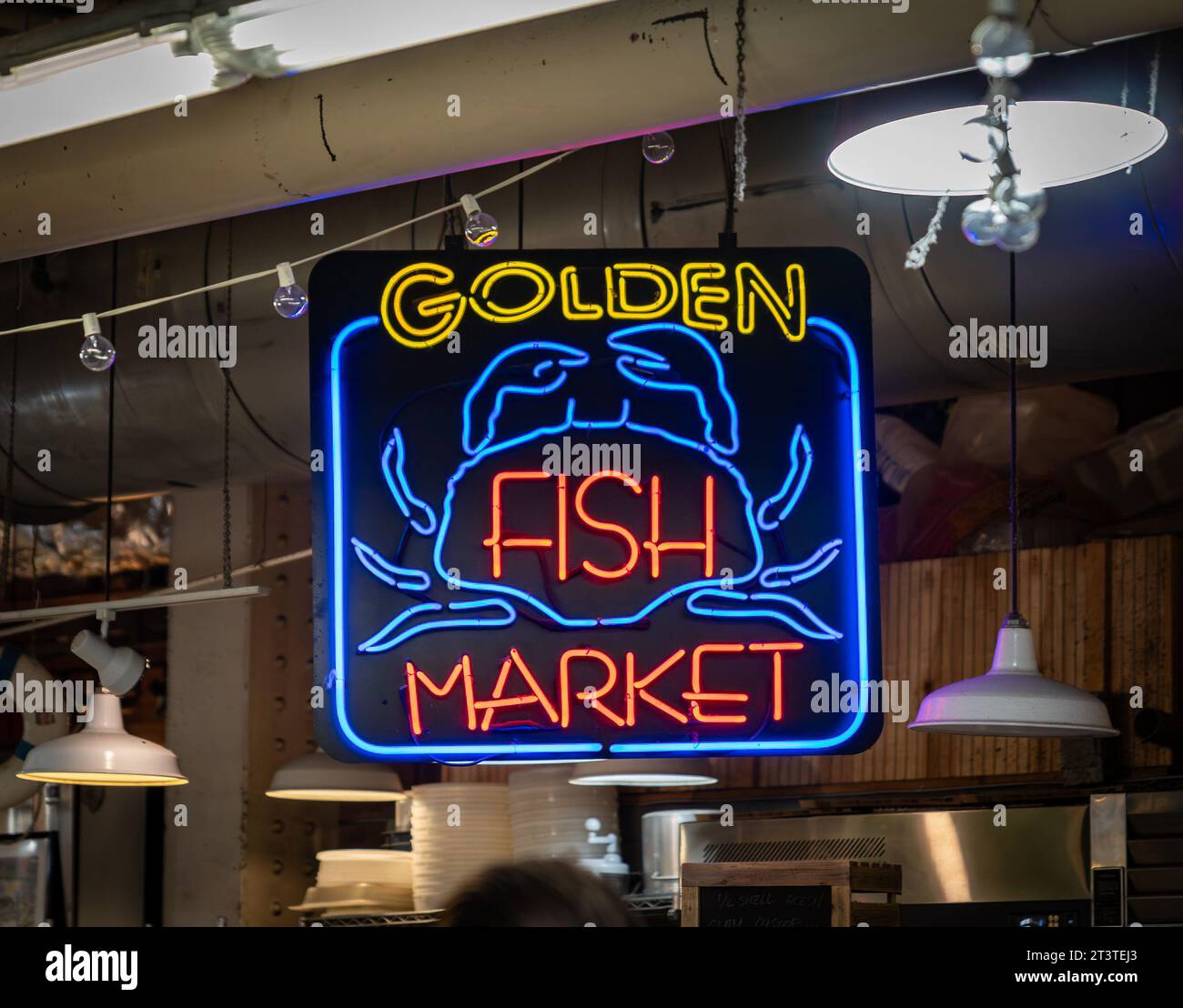 Public market sign i hi-res stock photography and images - Alamy