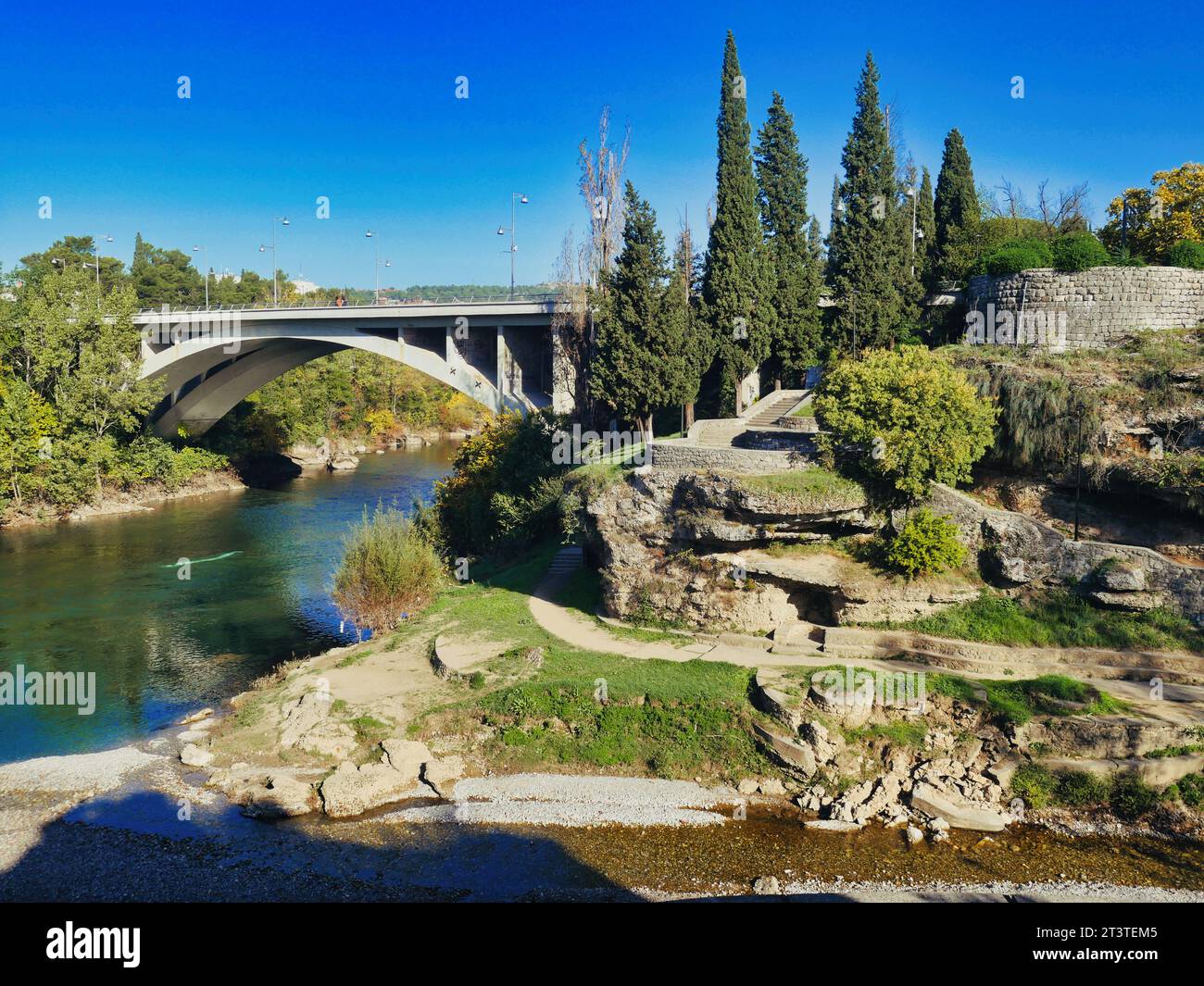 Old Ribnica River Bridge Podgorica , Montenegro Stock Photo - Alamy