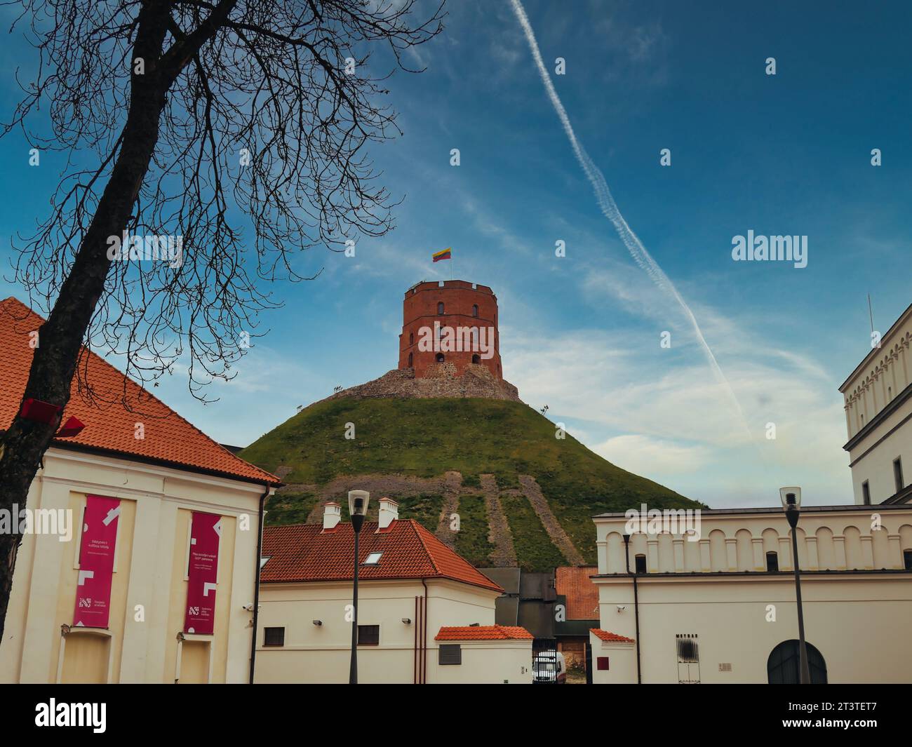 Gediminas Castle Tower (Gedimino pilies bokštas) Vilnius Stock Photo ...