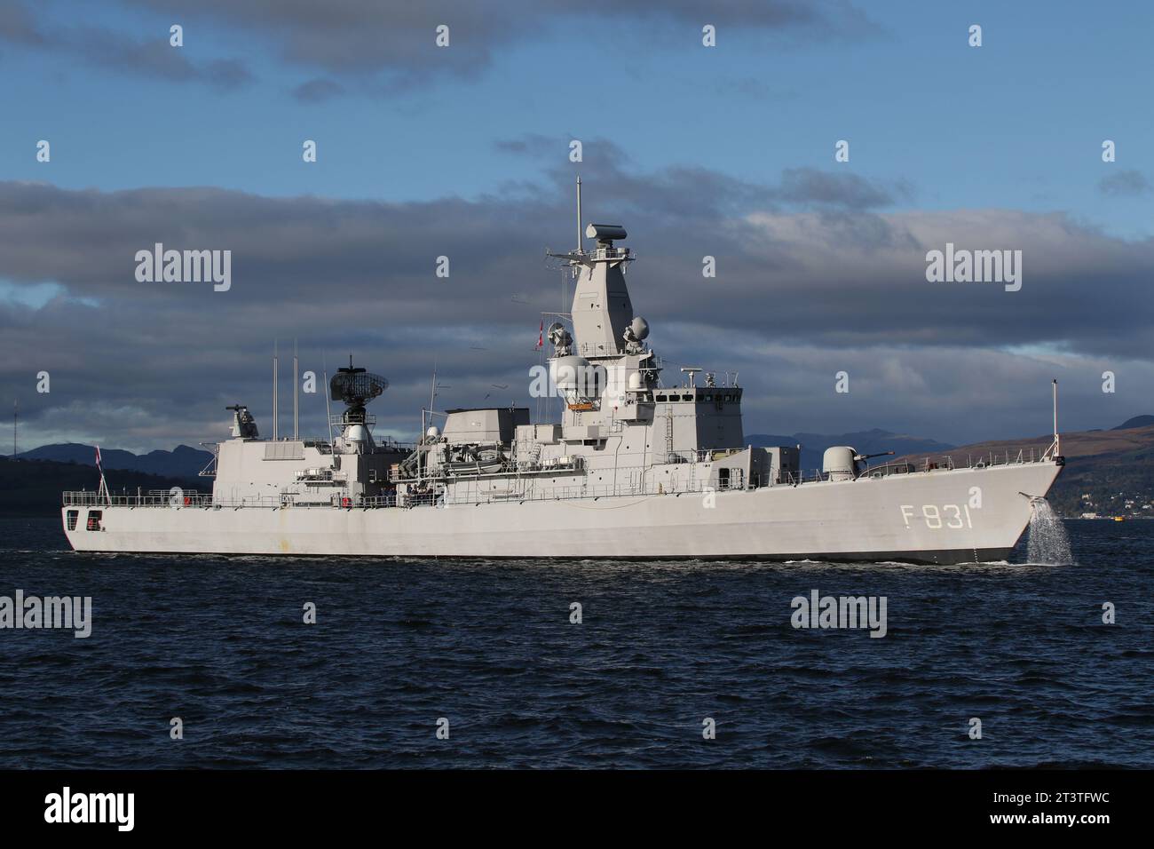 Zr. Ms. Van Amstel (F831), a Karel Doorman-class multi-purpose frigate ...