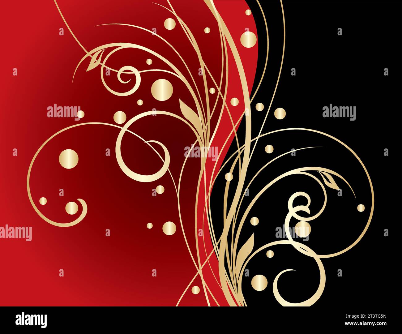 Abstract red floral background Royalty Free Vector Image Stock Vector ...