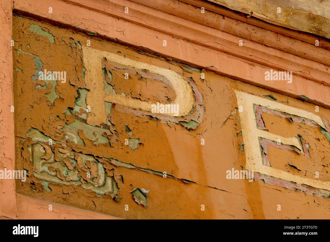 Old traditional hand painted shop sign in Valletta, sign written ...