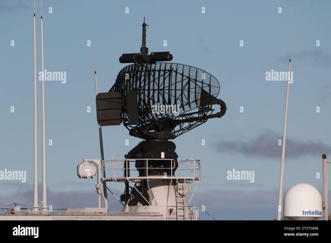 A Thales LW08 2D long-range surveillance radar system, carried by Zr ...