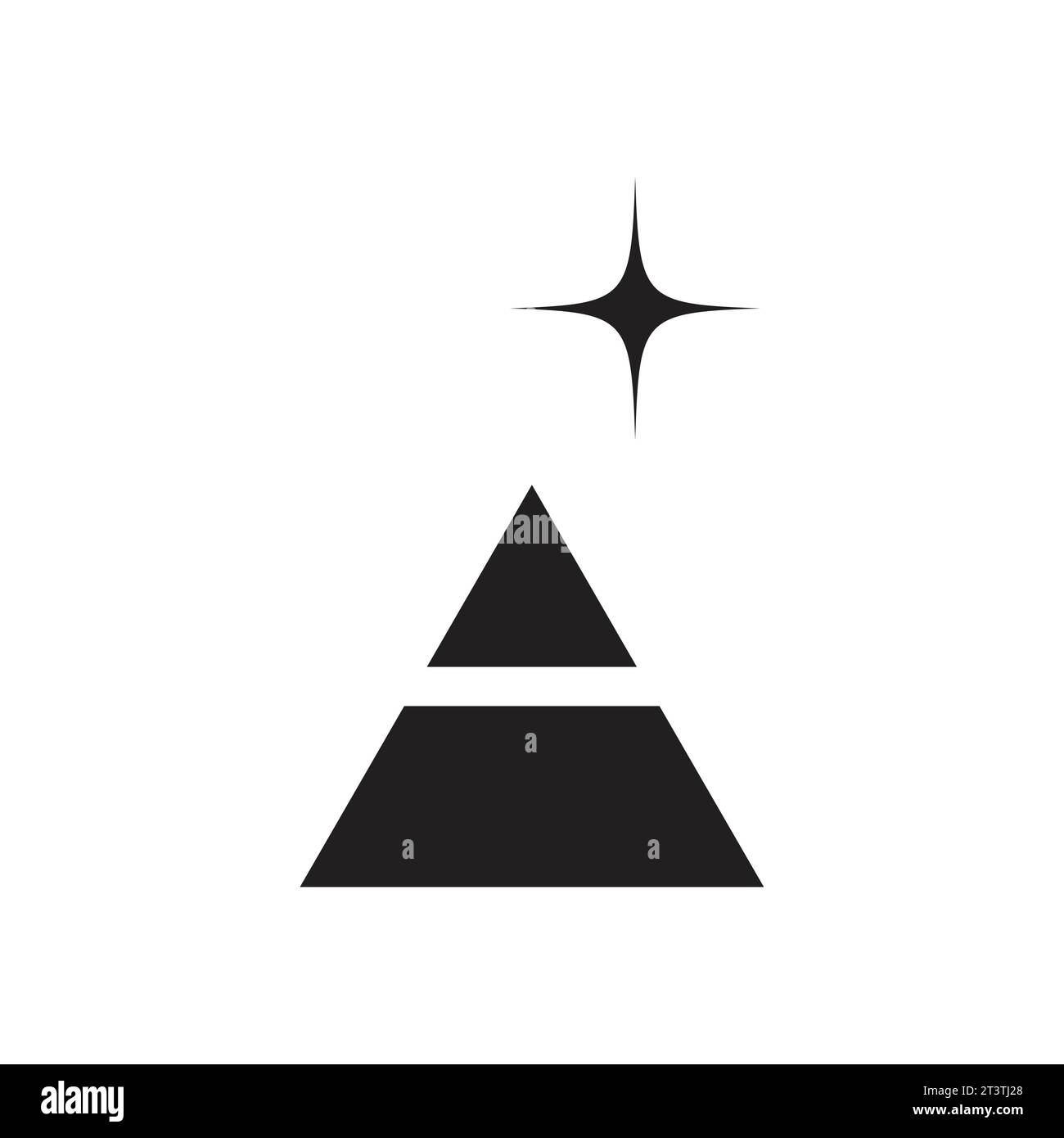 White pyramid Black and White Stock Photos & Images - Alamy