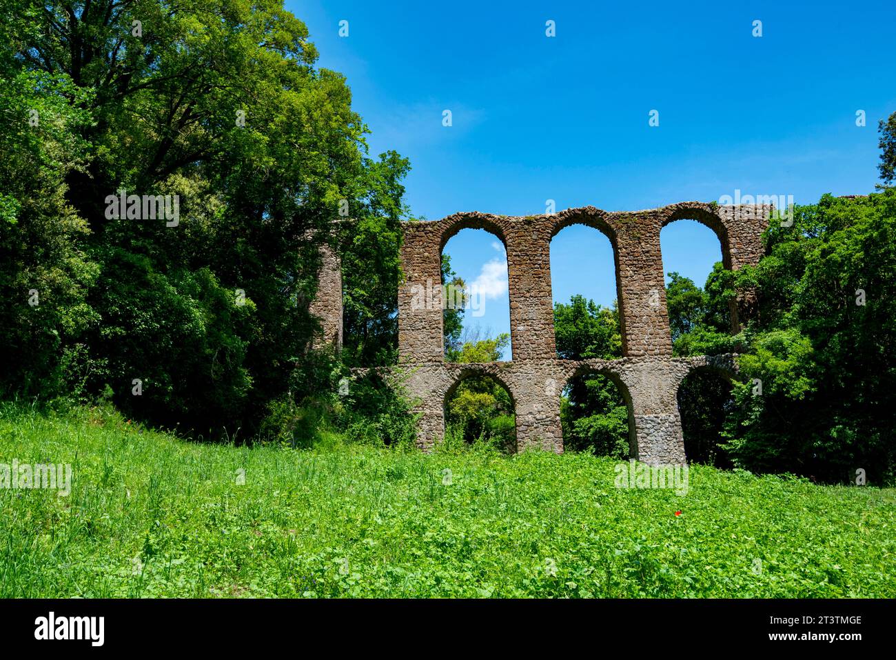 Ruins of Antica Monterano - Italy Stock Photo - Alamy