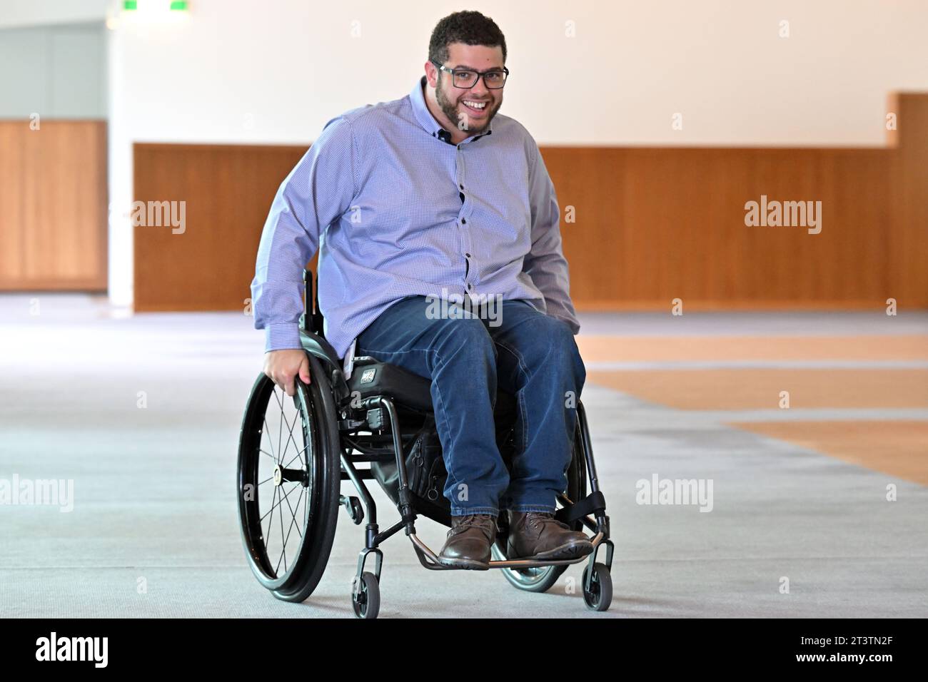 Canberra, Australia. 27th Oct, 2023. Greens Senator Jordon Steele-John ...