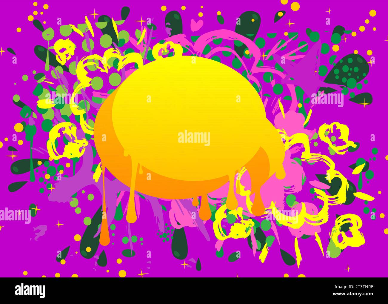 Abstract purple pink graffiti speech Stock Vector Images - Alamy