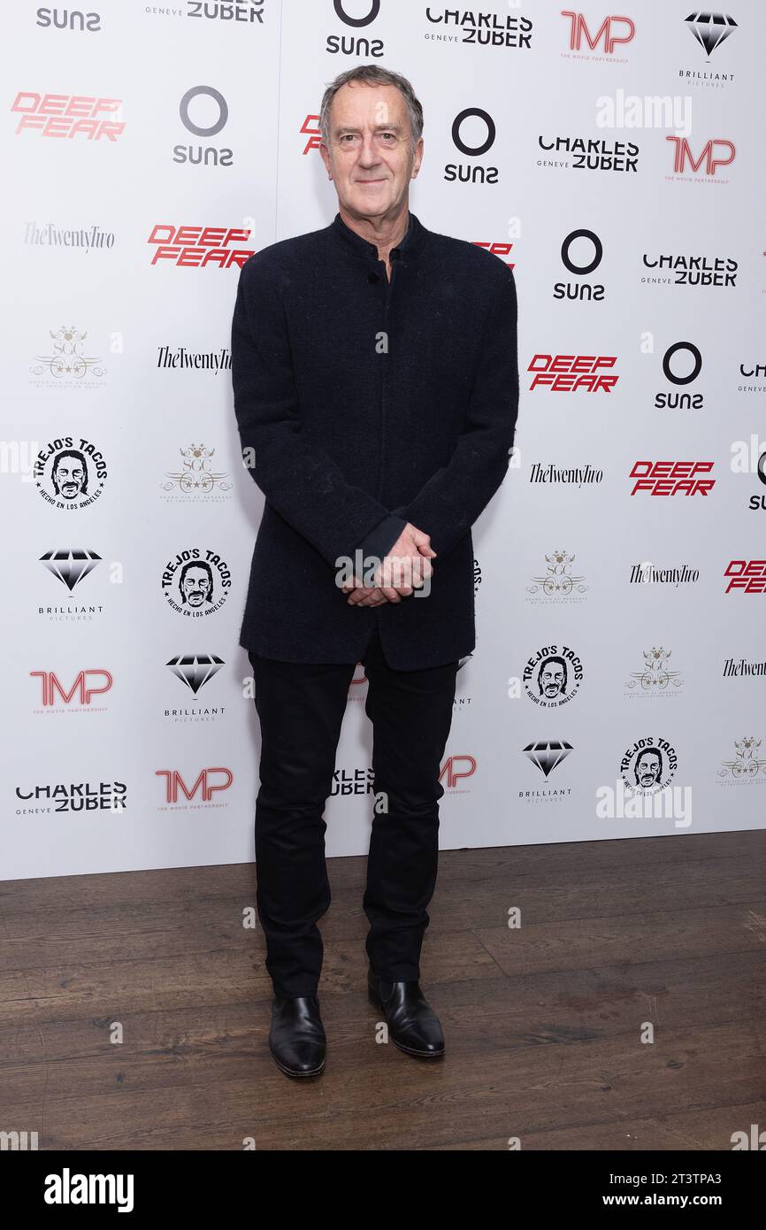 London, UK. October 26th, 2023. Angus Deacon attends the Deep Fear ...