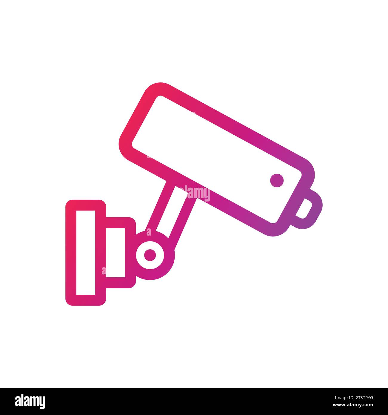 Security Camera Icon. Security Camera Gradient Icon Symbol Vector Illustration Stock Vector ...