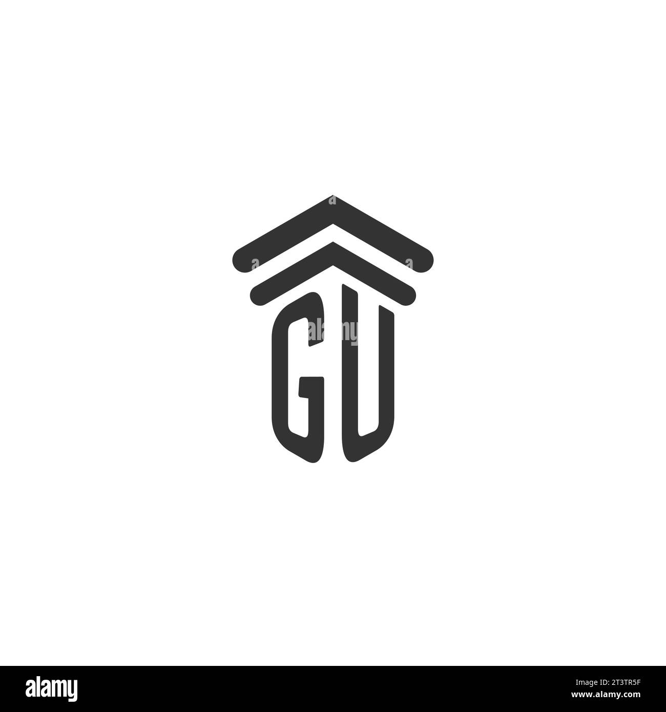 GU initial for law firm logo design template Stock Vector Image & Art ...
