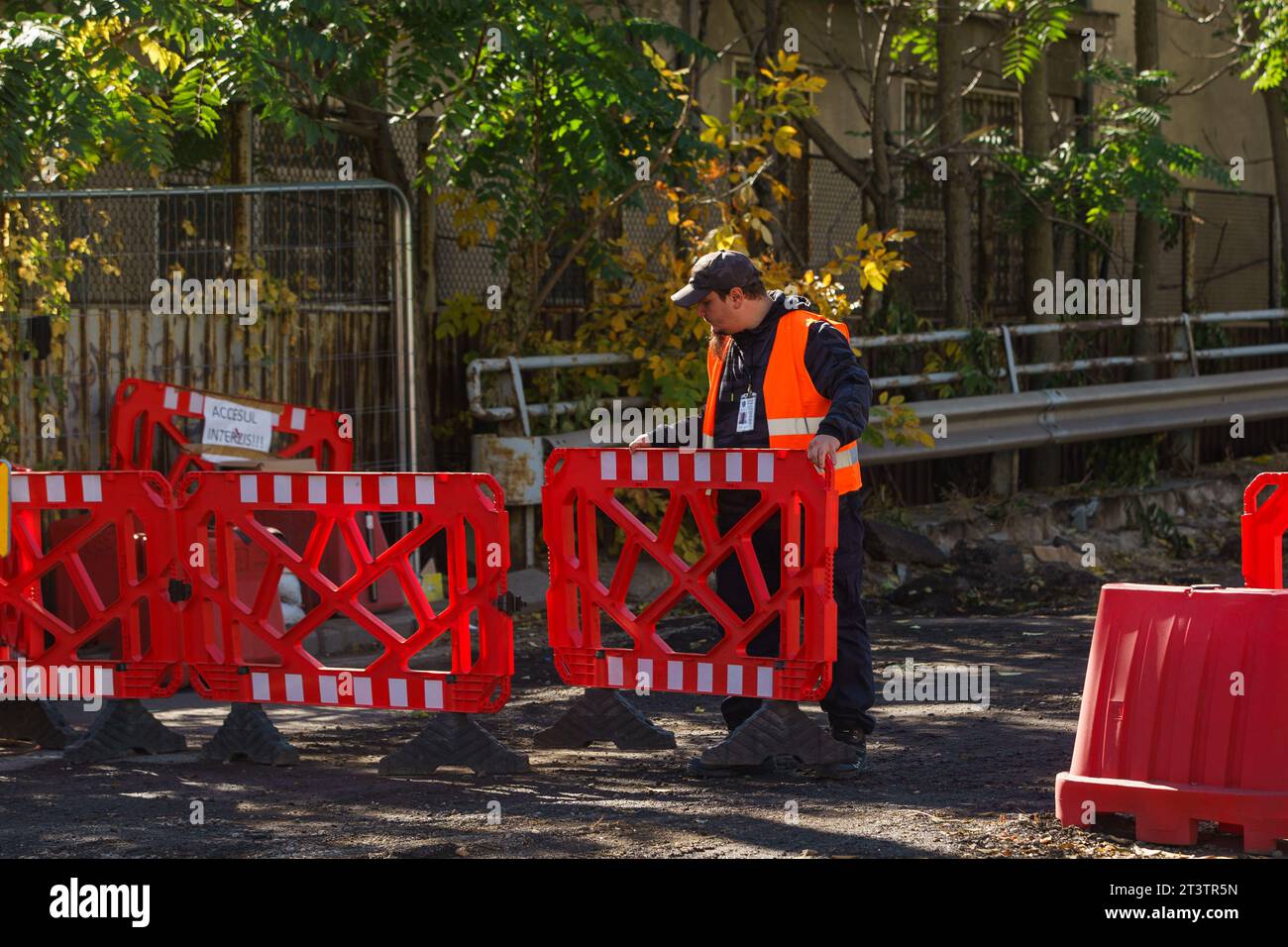 Bucharest, Romania. 26th Oct, 2023: Extensive consolidation works at ...
