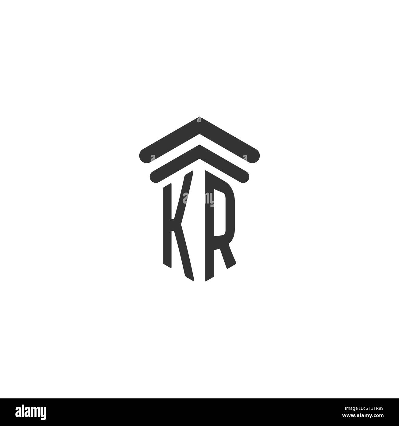 KR initial for law firm logo design template Stock Vector Image & Art ...