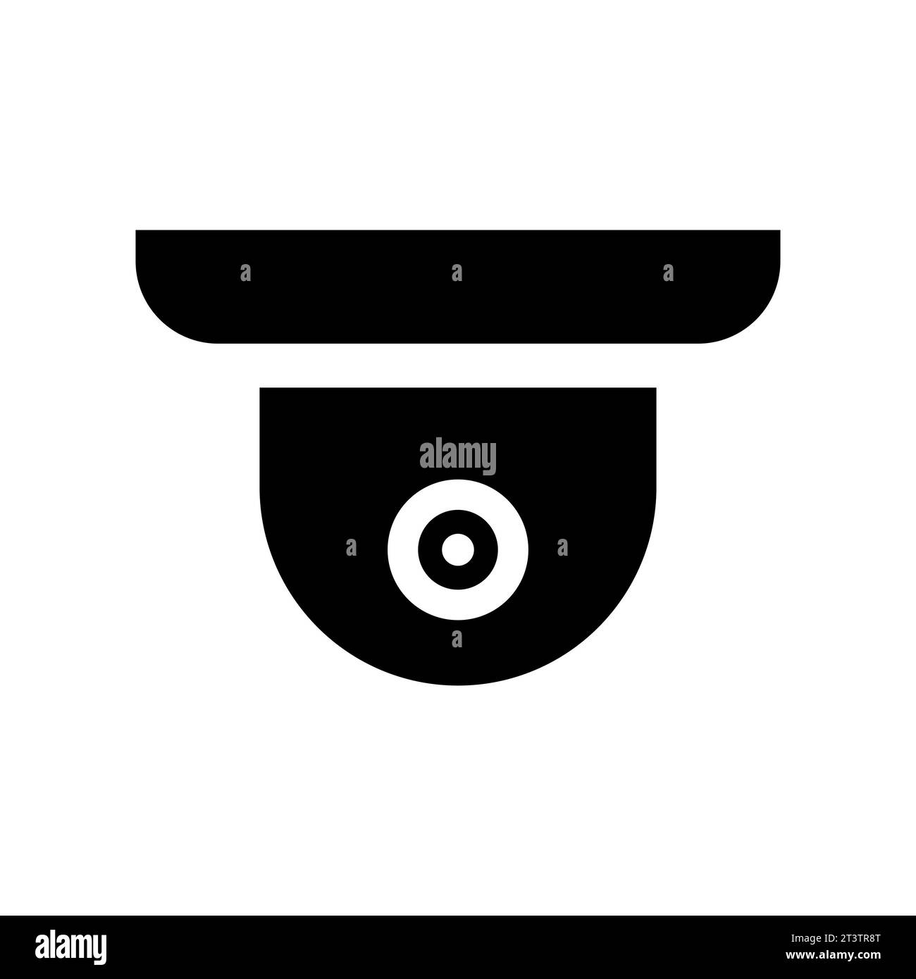 Cctv Camera Icon. Glyph Style Cctv Camera Fill Icon Vector Illustration ...