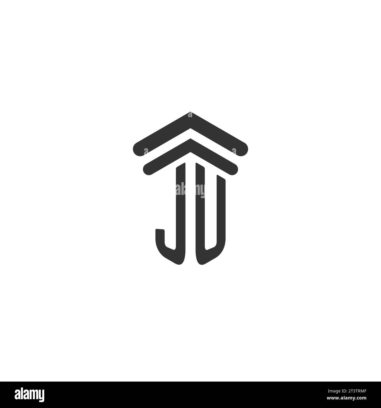 JU initial for law firm logo design template Stock Vector Image & Art ...
