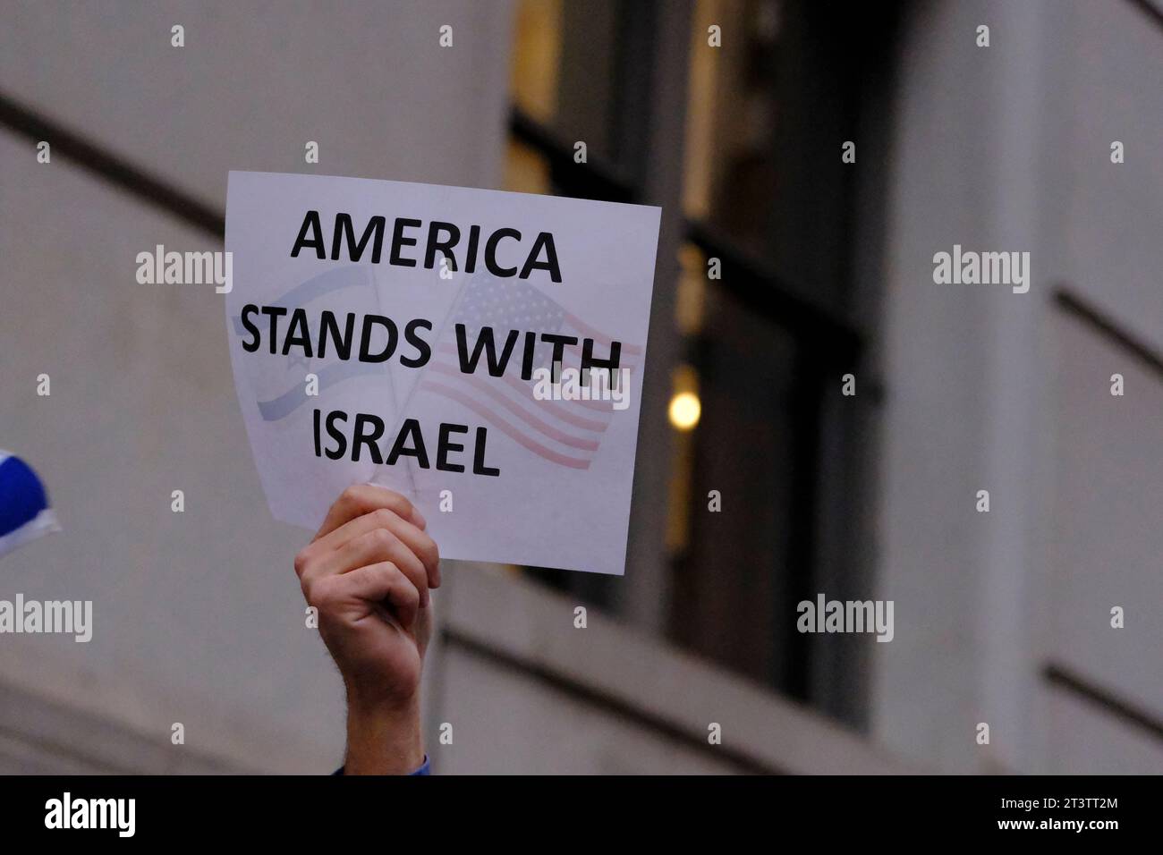 NEW YORK, NY : October 26: Pro Palestine protestors gather in downtown ...