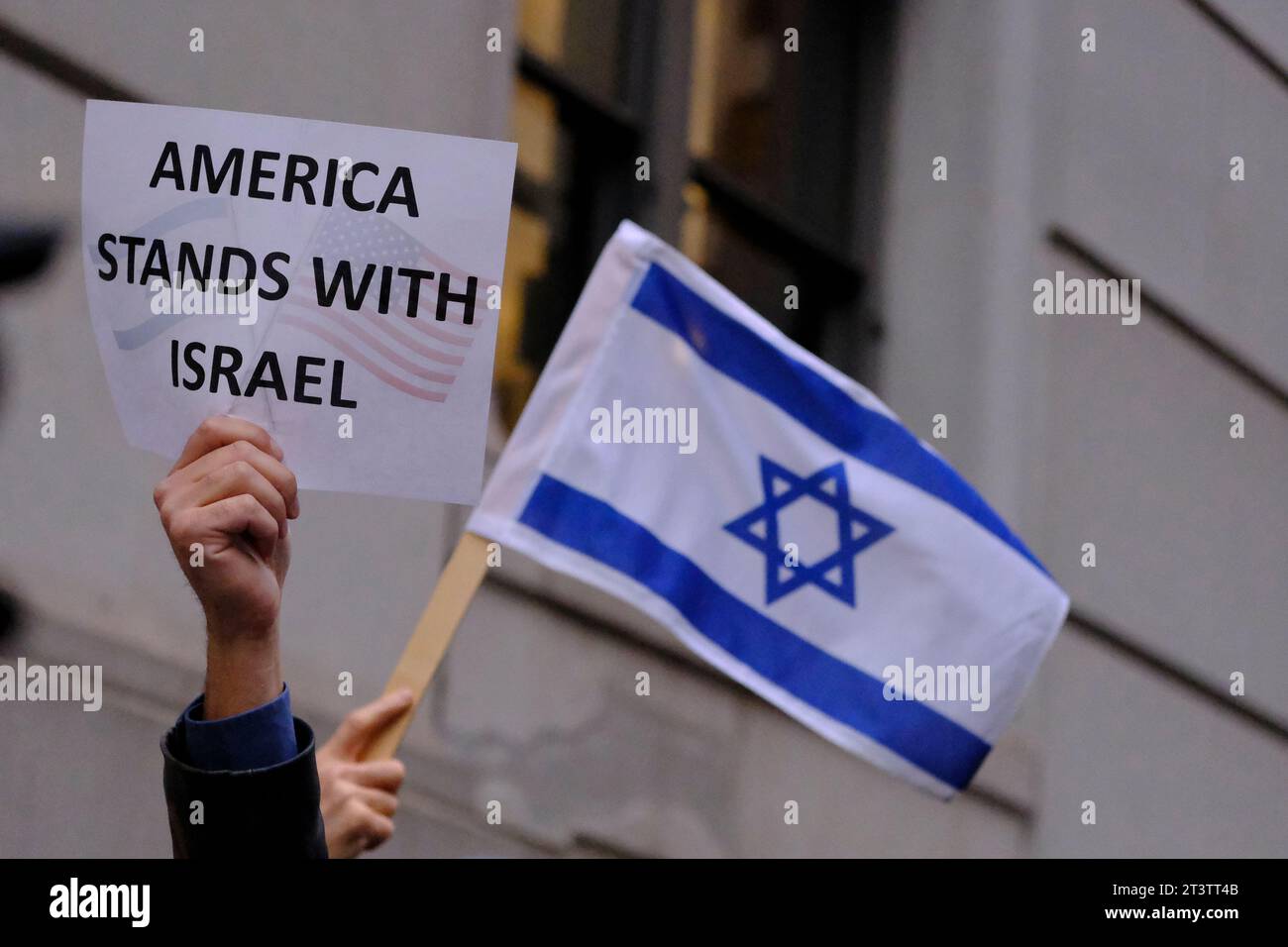NEW YORK, NY : October 26: Pro Palestine protestors gather in downtown ...