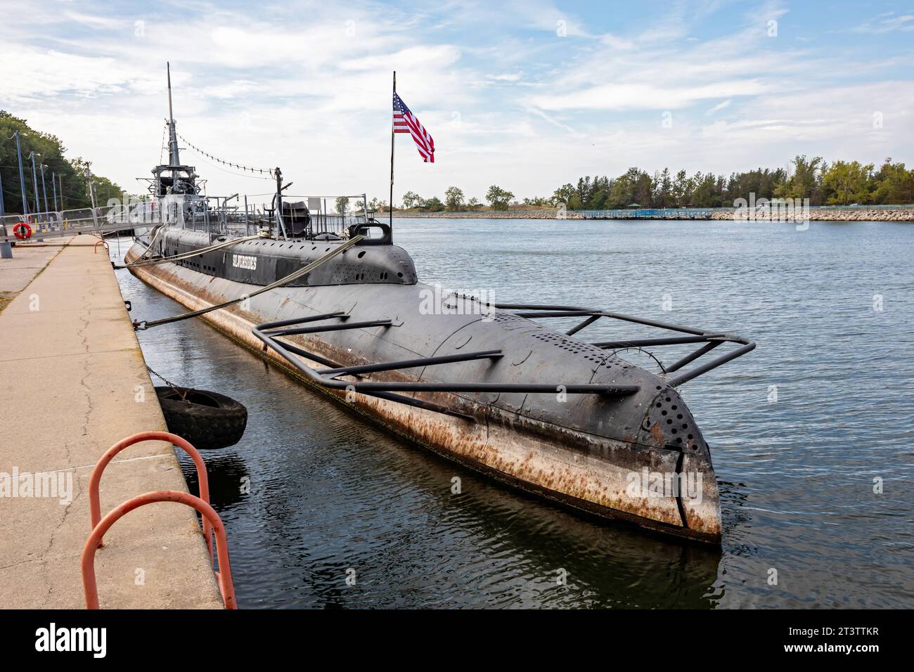 Muskegon, Michigan - The USS Silversides, a World War II Gato-class submarine, at the USS ...