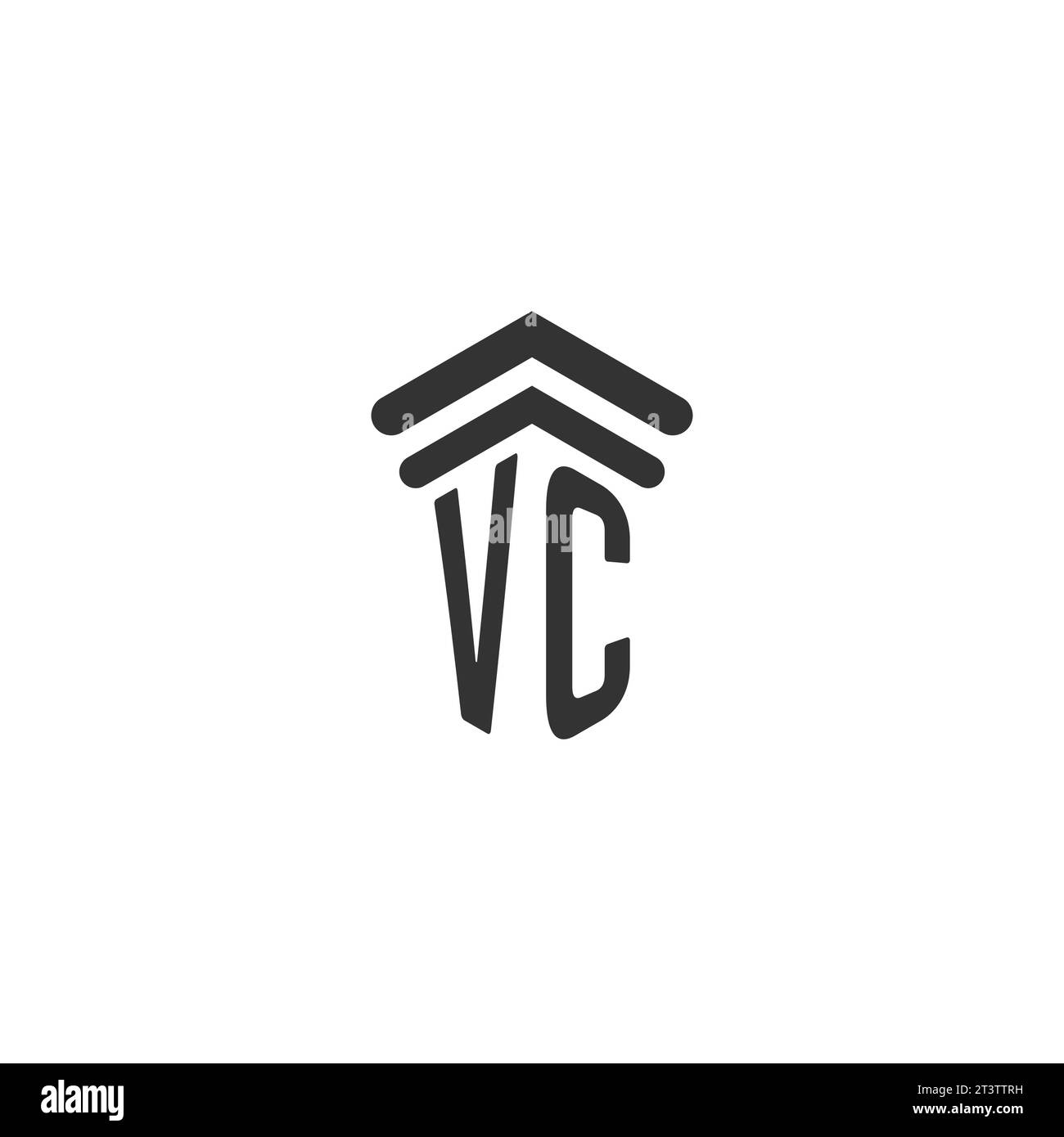 VC initial for law firm logo design template Stock Vector Image & Art ...