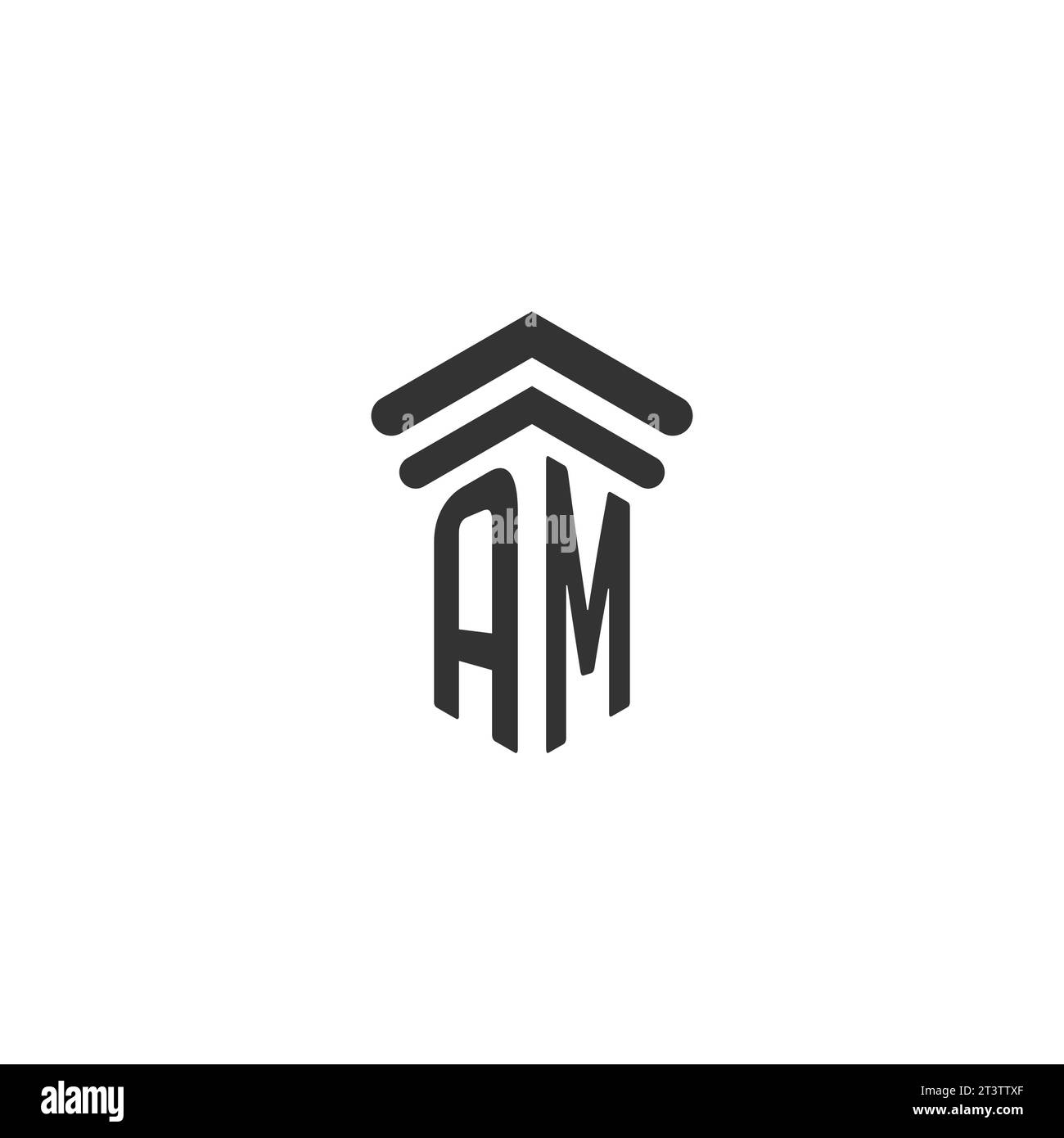 AM initial for law firm logo design template Stock Vector Image & Art ...