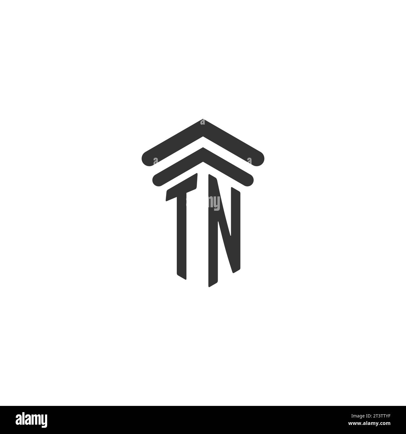 TN initial for law firm logo design template Stock Vector Image & Art ...