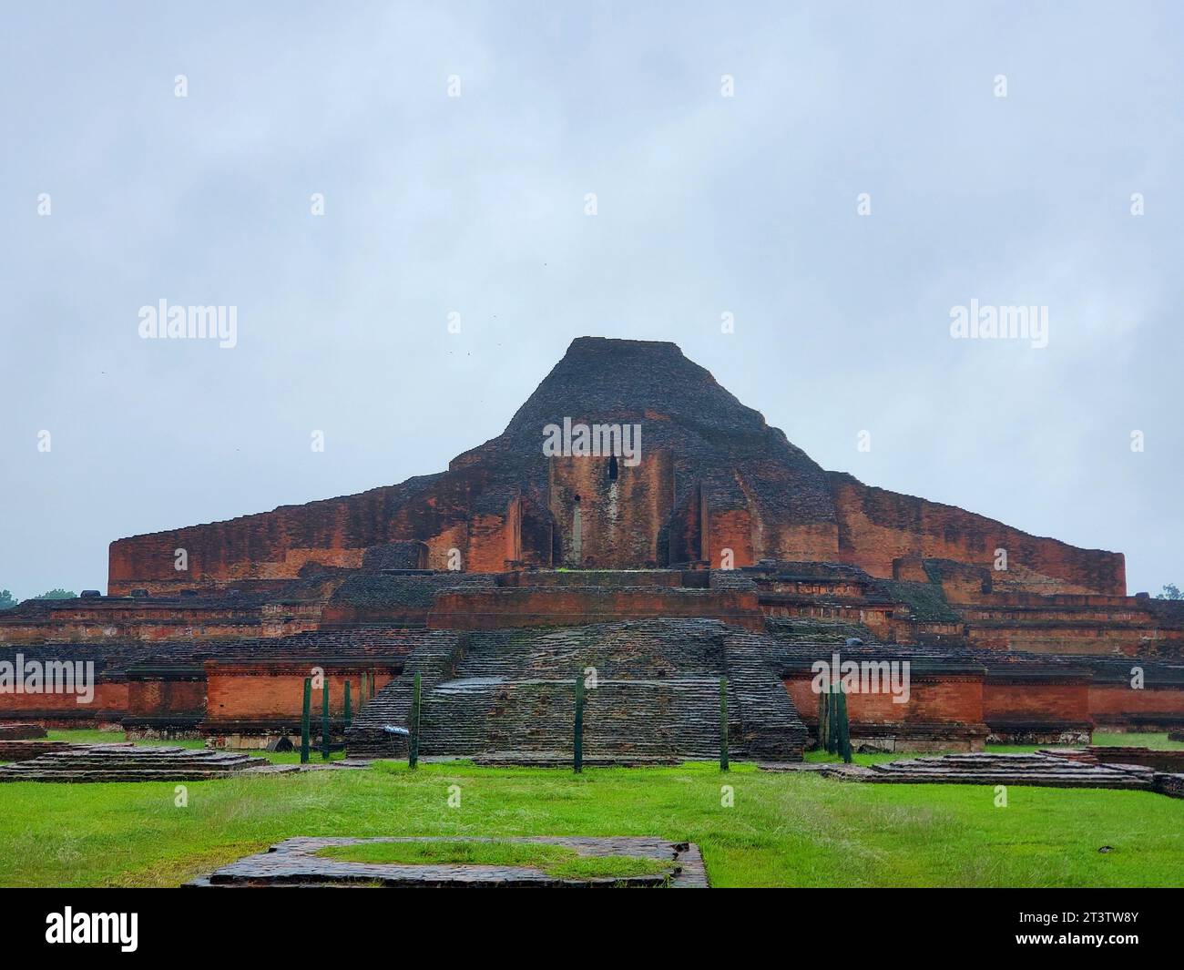 Front View of Paharpur Buddhist Bihara of Naogaon Bangladesh, an ...