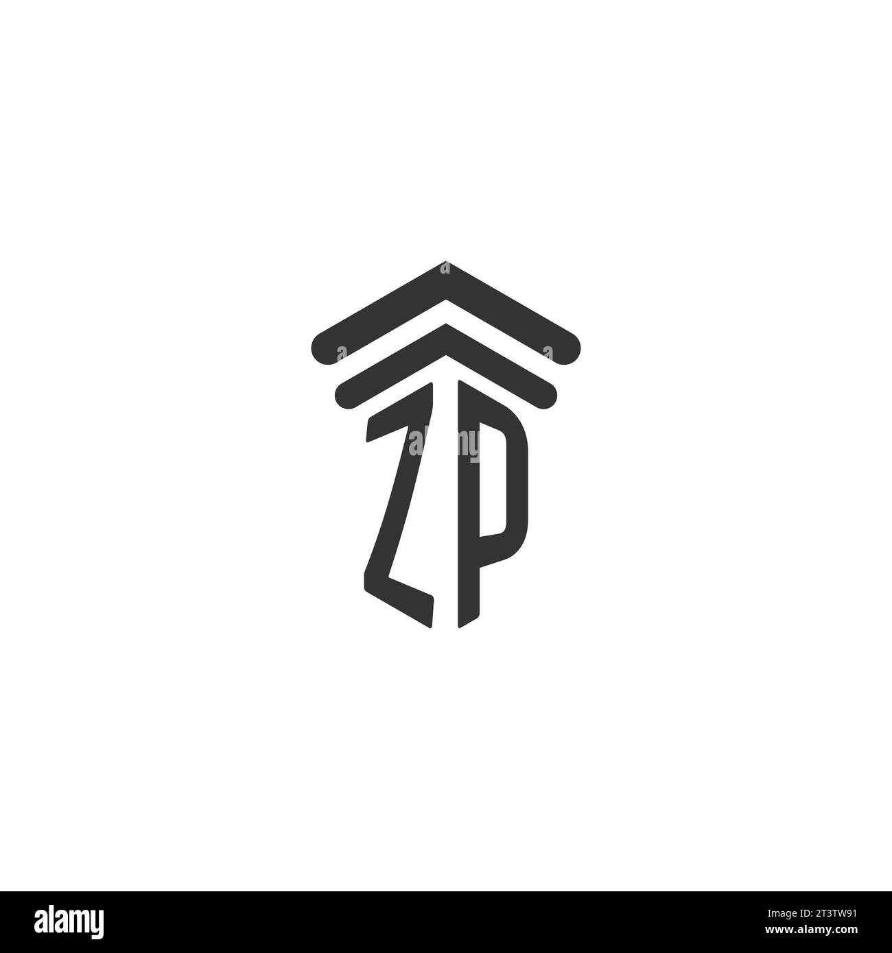 Zp logo design Cut Out Stock Images & Pictures - Alamy