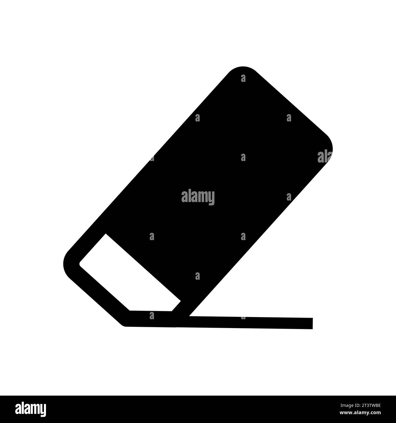 Eraser illustration Black and White Stock Photos & Images - Alamy