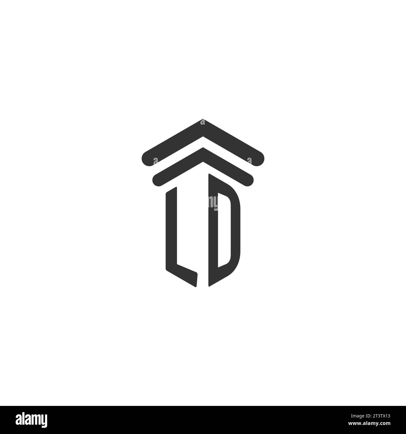 Initial ld logo hi-res stock photography and images - Alamy