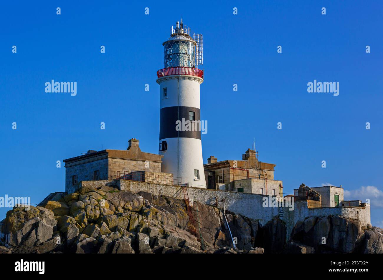 East Maidens Lighthouse, Larne, County Antrim, Northern Ireland, United ...